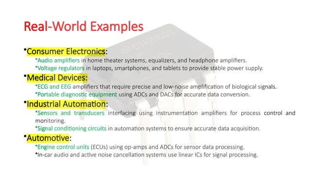 Linear Integrated Circuits Introduction to IC.pptx | Consumer Electronics | Technology & Computing