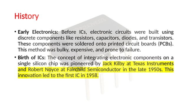 Linear Integrated Circuits Introduction to IC.pptx | Consumer Electronics | Technology & Computing