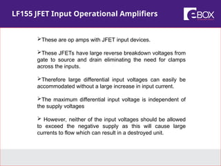 Electronics linear integrated circuits lic.ppt