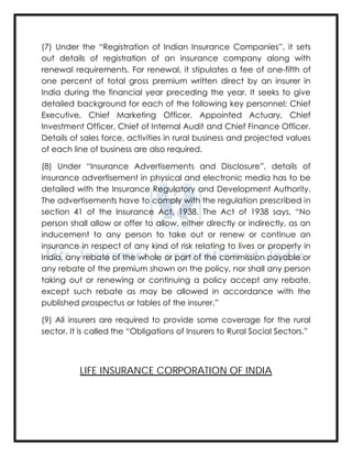 Lic And Insurance History | PDF