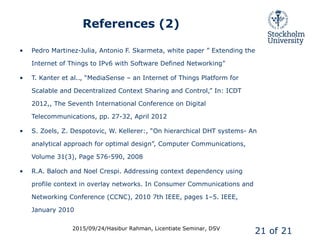 Self-Organizing Logical-Clustering Topology for Managing Distributed Context Information | PPT