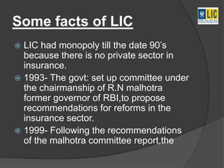 presentation on LIC company | PPTX | Life Insurance | Insurance