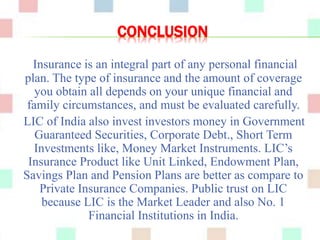 Life insurance companies in india | PPTX