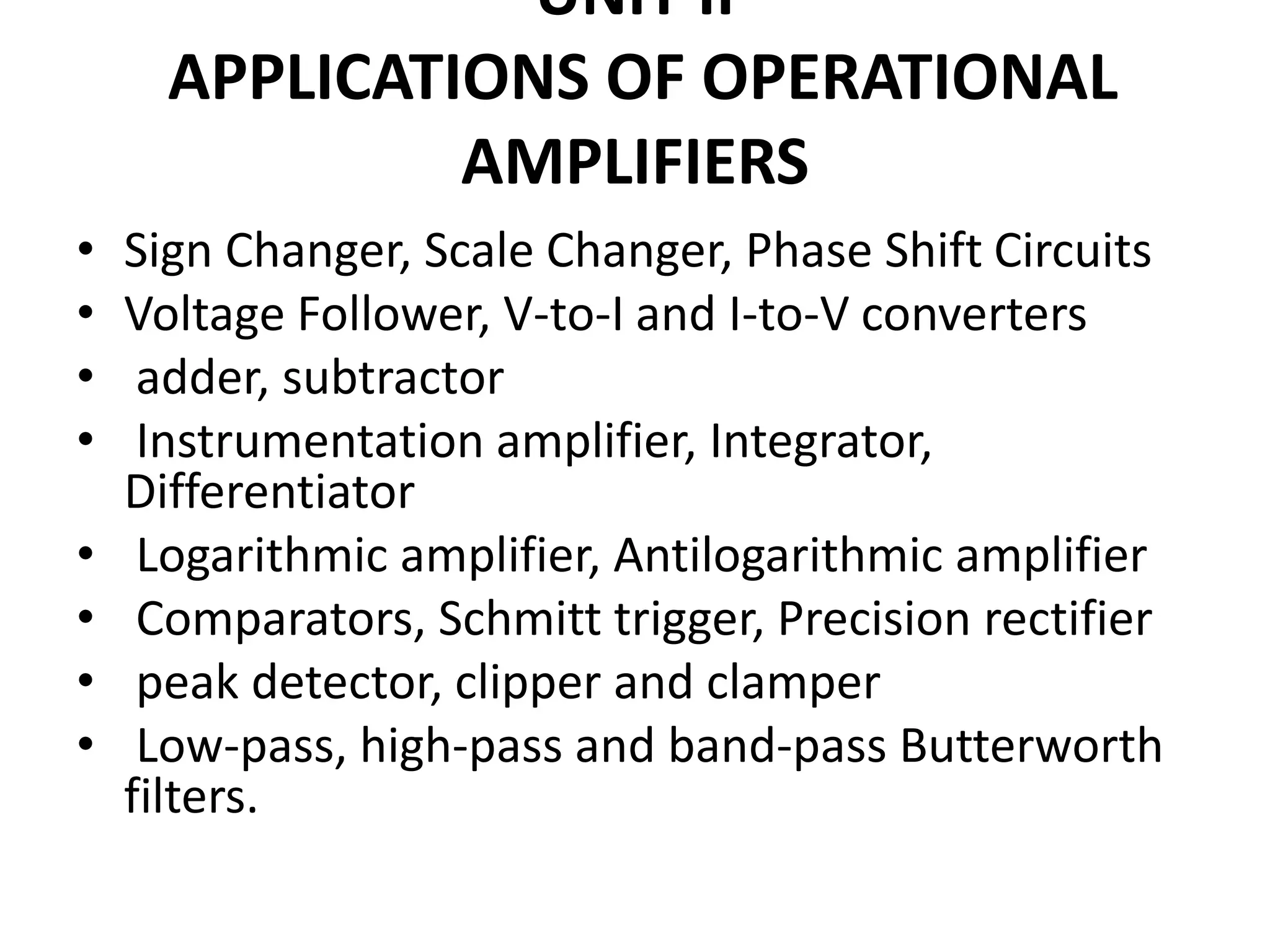 LINEAR INTEGRATED CIRCUITS | PPTX