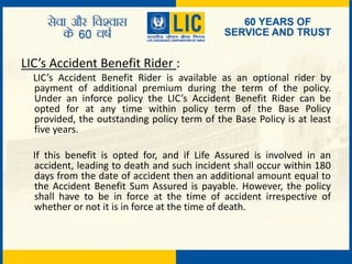 LIC AADHAR STAMBH Plan No. 843 | PPTX