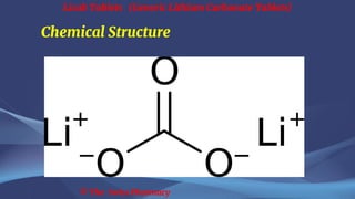 Licab Tablets (Generic Lithium Carbonate Tablets) | PDF