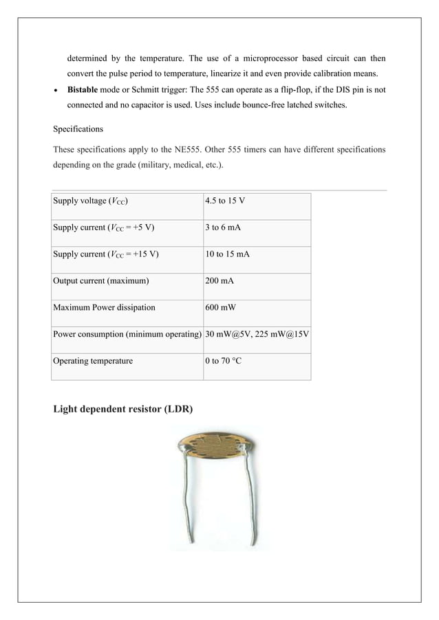 AUTOMATIC HEAD LIGHT DIMMERS | DOCX | Consumer Electronics | Technology & Computing