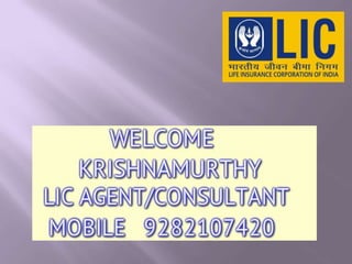 Lic agent chennai | PPTX