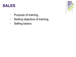 sales training proposal | PPT