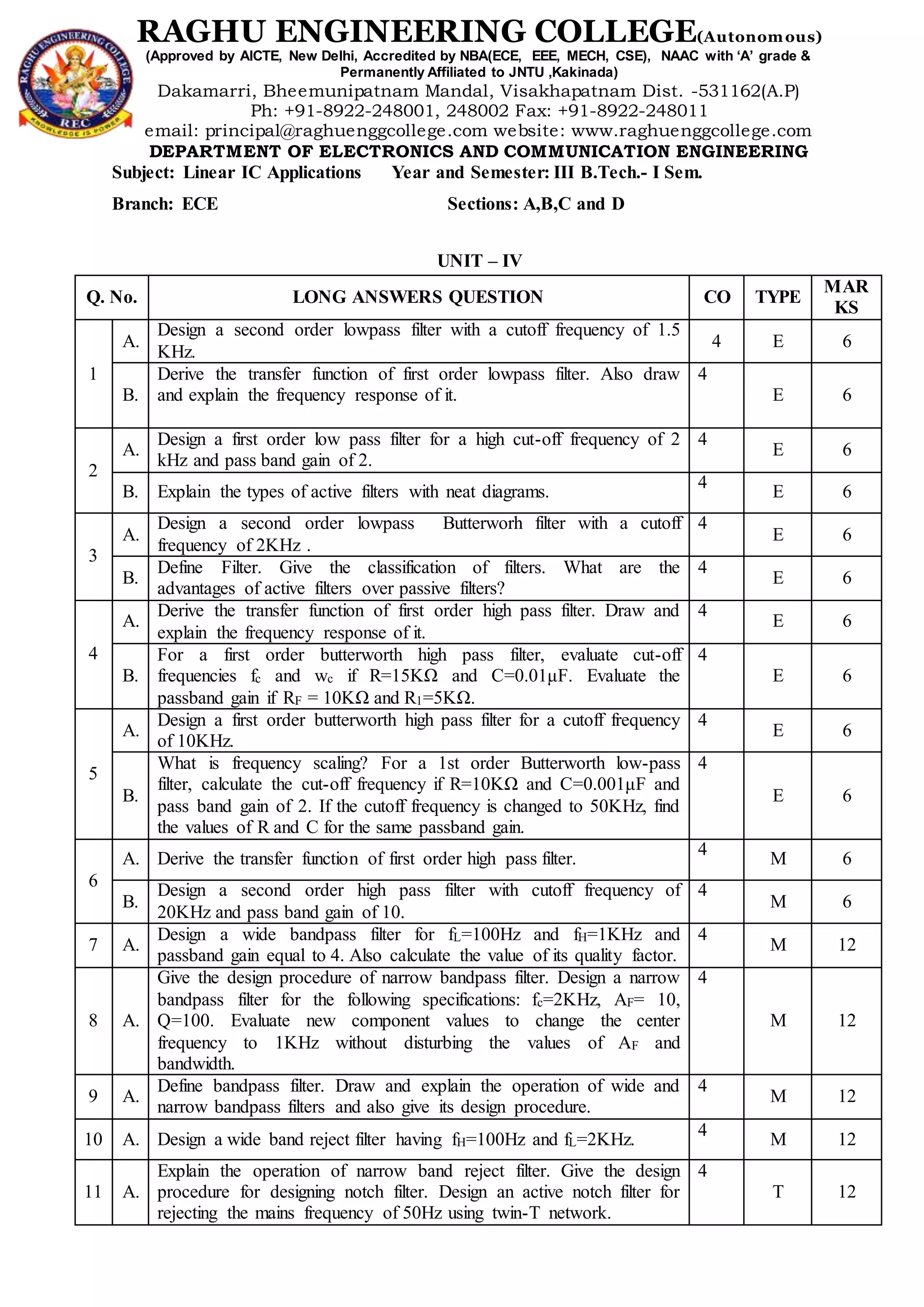 Lica mid 2 question bank (1) | DOC