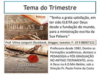 Licao 2 2 trim - 2020 a sublimidade das bencaos espirituais em cristo ...