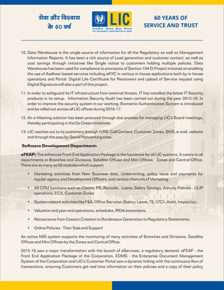 LIC OF INDIA Corporate Profile 2015 2016 | PDF