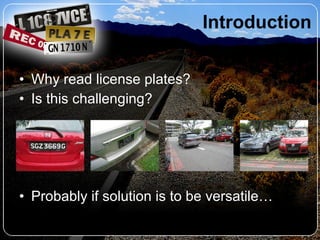 License Plate Recognition | PPT