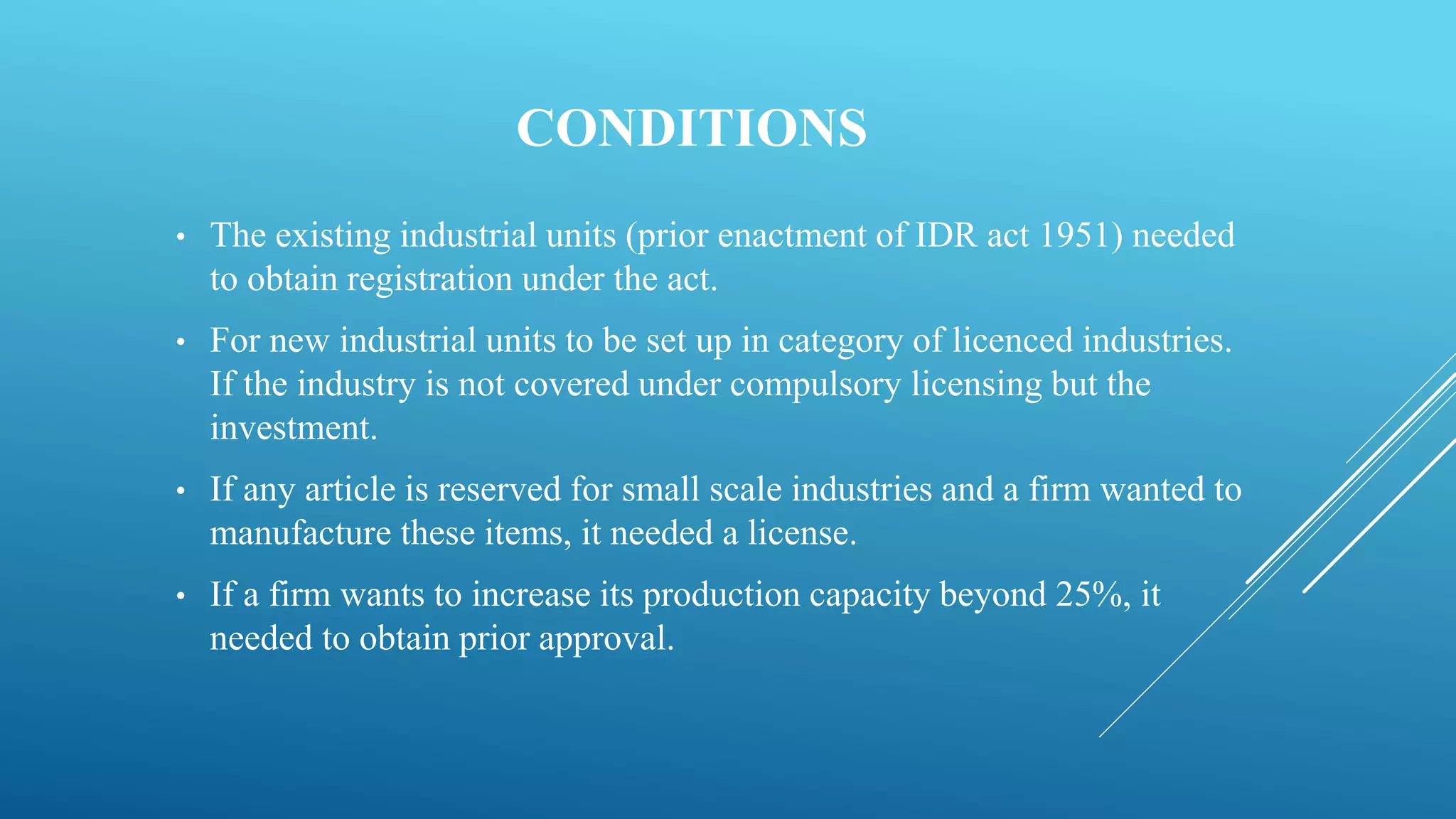 Licence Permit Raj 1947-1990 | PPTX