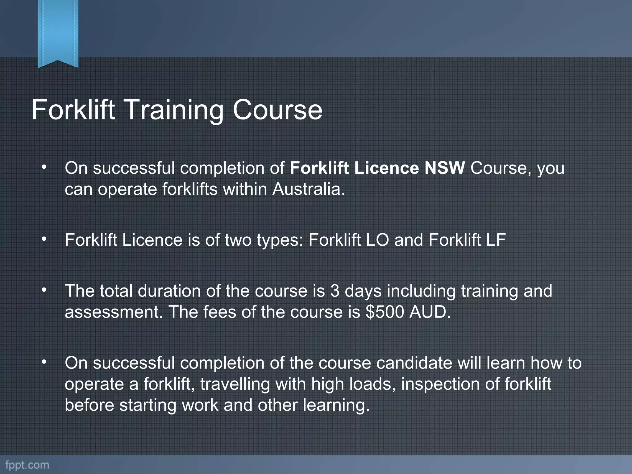 Licences for high risk work | PPT