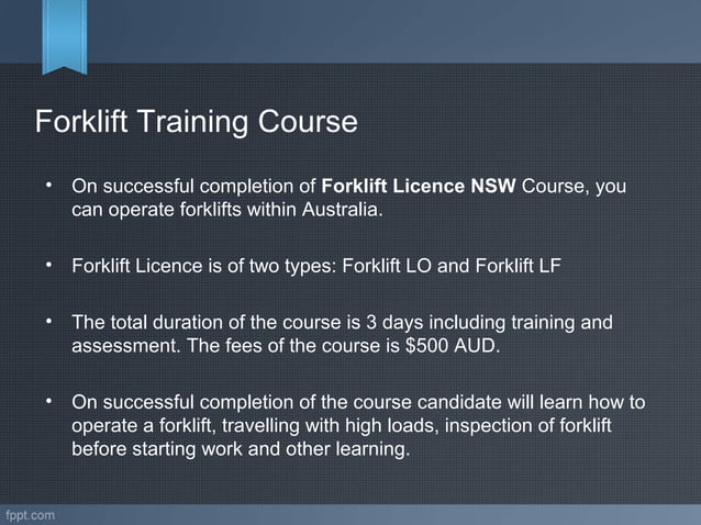 Licences for high risk work | PPT