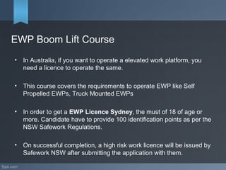 Licences for high risk work | PPT