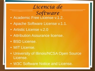 Licencia de Software | ODP