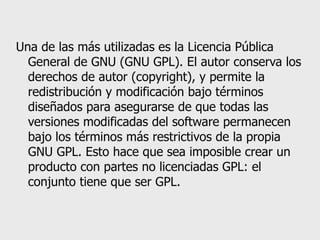 Licencia creative-commons y gpl | PPT