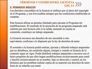 LICENCIA GPL / GNU | PPTX