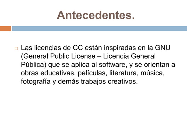 Licencias Creative Commons | PPT