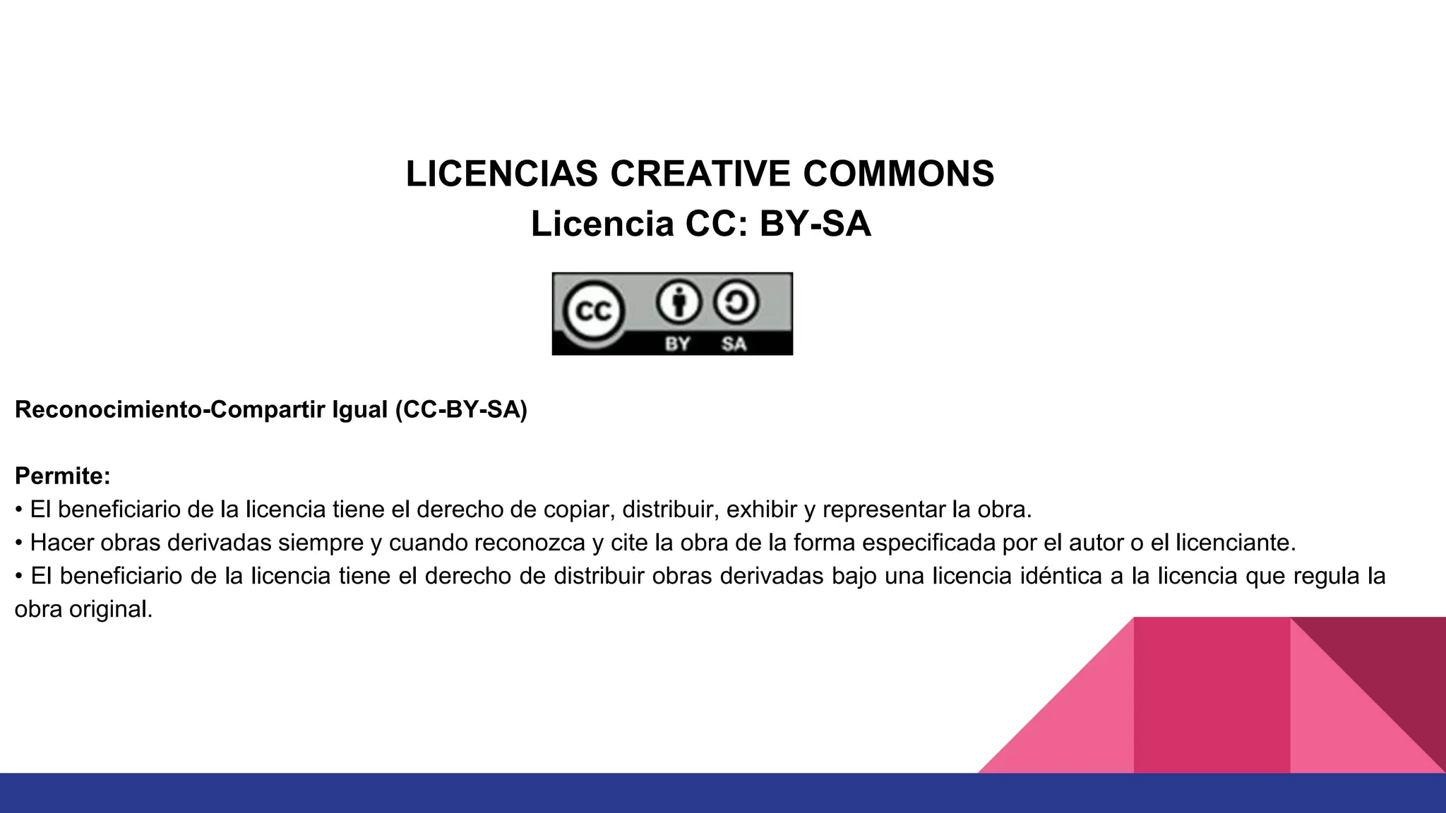 Licencias creative commons | PPTX