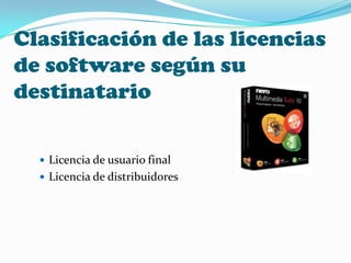 Licencias de software | PPTX