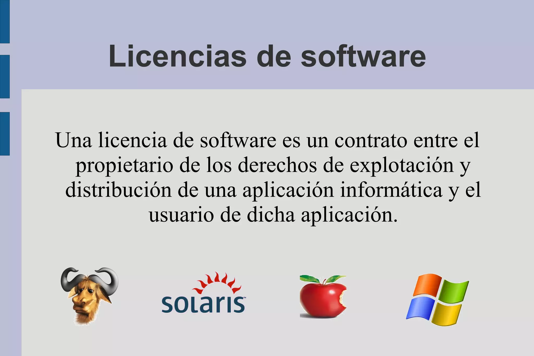 Licencias de software | ODP