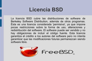 Licencias de software | ODP