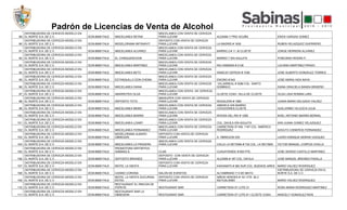 Licencias de venta de alcohol | PDF
