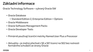 Základy licencování Oracle software | PDF