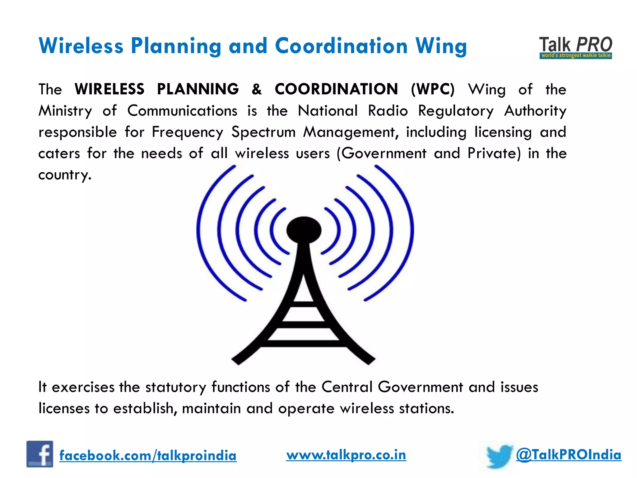 Walkie Talkie License in India | PDF