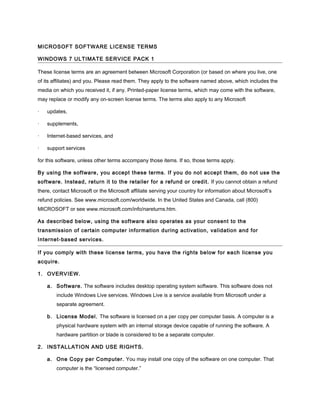 License | RTF | Operating Systems | Computer Software and Applications