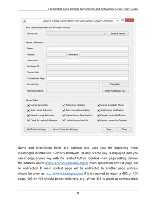 License4J Auto License Generation and Activation Server | PDF