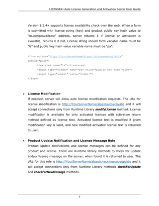 License4J Auto License Generation and Activation Server | PDF