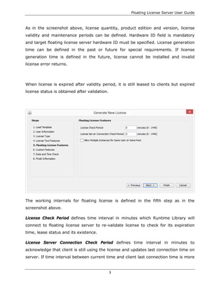 Floating License Server User Guide | PDF
