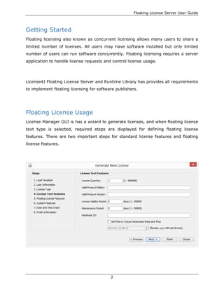 Floating License Server User Guide | PDF