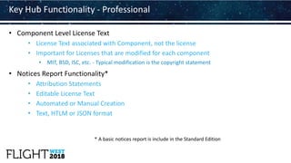 FLIGHT WEST 2018 Presentation - Open Source License Management in Black ...