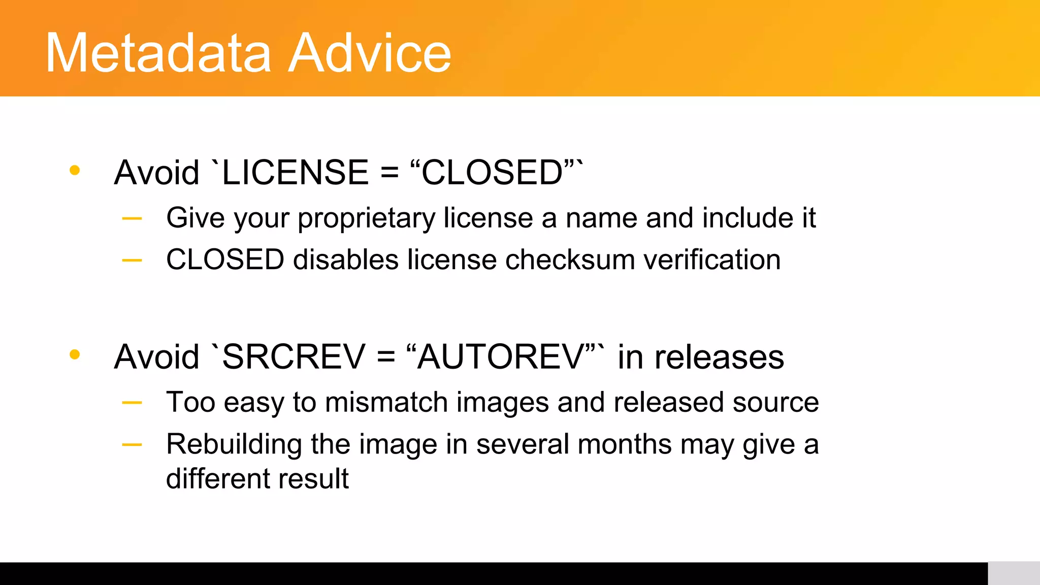 License compliance in embedded linux with the yocto project | PPTX