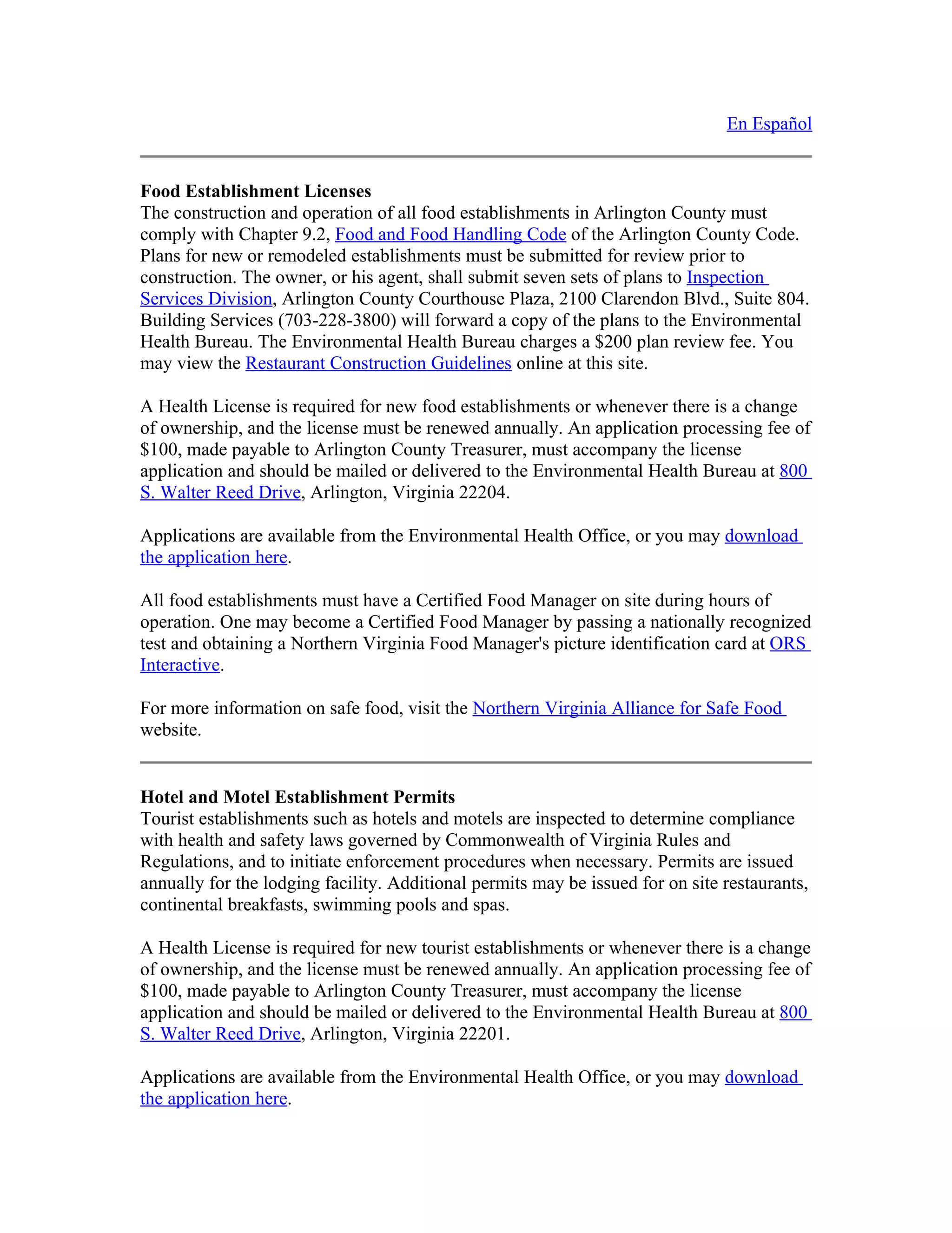 License for hotel | DOC