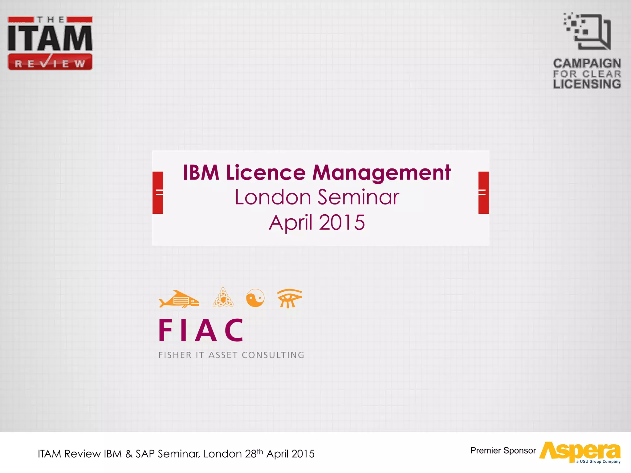 IBM License management | PPT