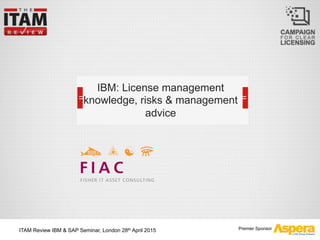 IBM License management | PPT