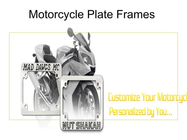License plate frames | PPT