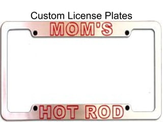 License plate frames | PPT