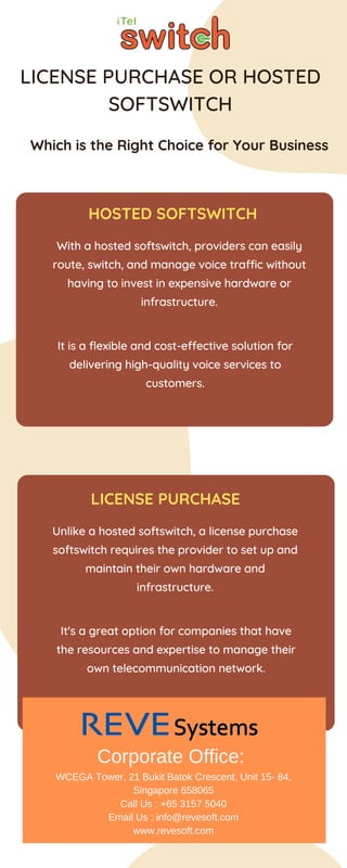 Diffrence Between License Purchase or Hosted Softswitch | PDF