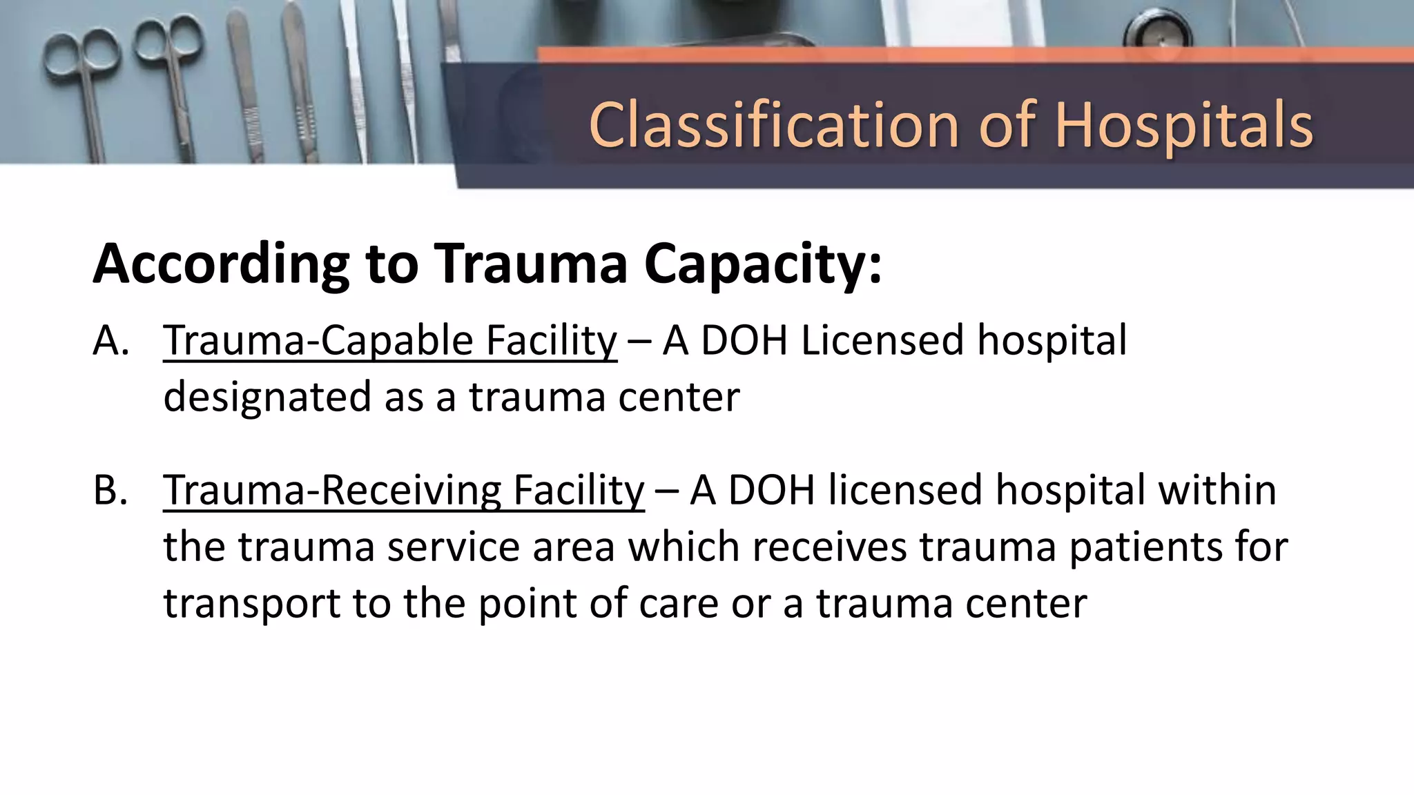 Licenses and standardization of hospitals | PPTX