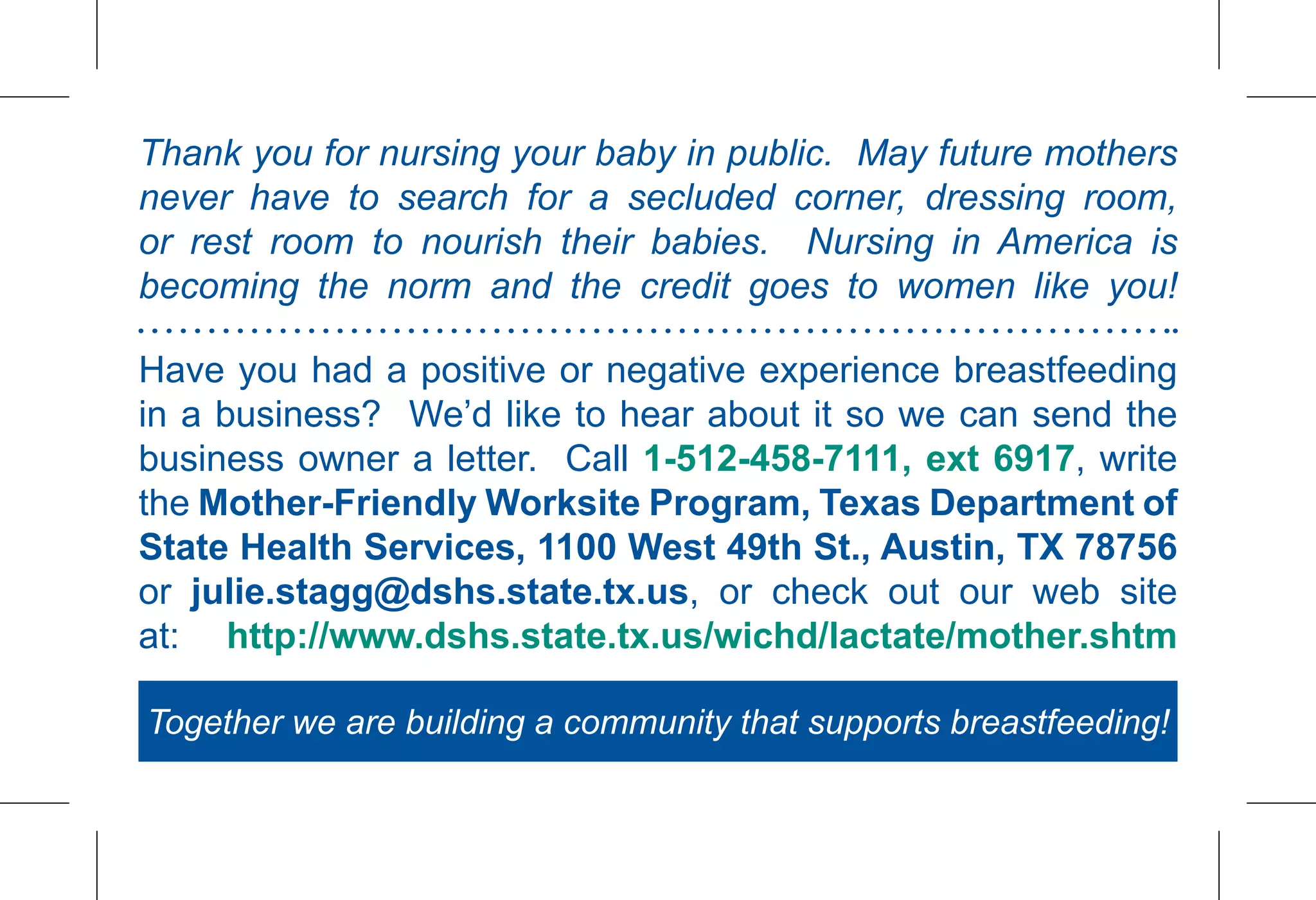 License To Breastfeed In Public It’S The Law! | PDF