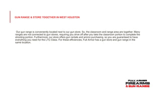 License to carry Full Armor gun range slideshow | PPT