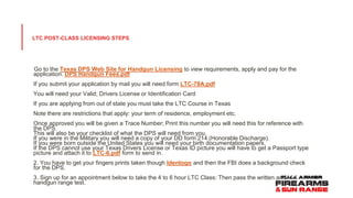 License to carry Full Armor gun range slideshow | PPTX