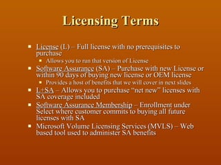 Licensing | PPT